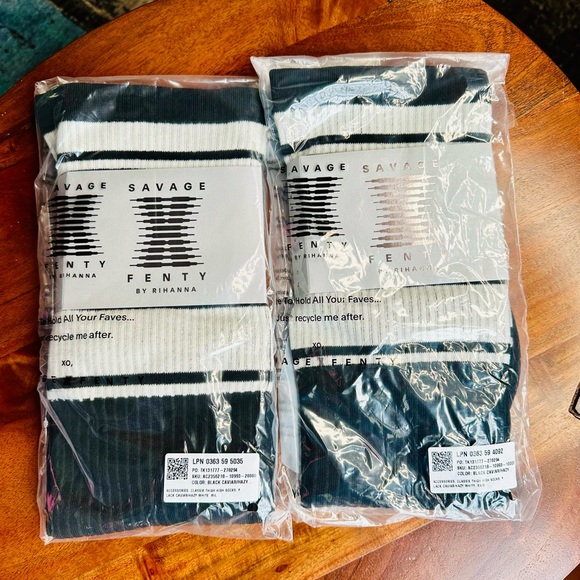 Savage X Fenty | Accessories | Savage X Fenty Black Caviar Thigh High ...